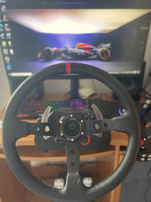 Logitech g29 + shifter + handbrake + 2 спортни волана гр. Самоков • OLX.bg