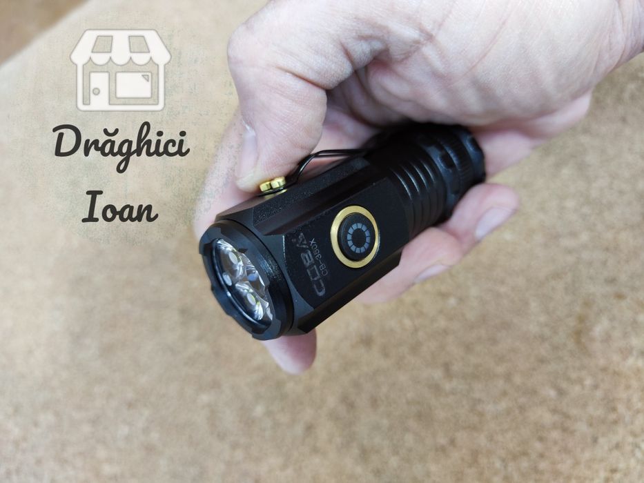 MiniTORCH TURBO 3*P35 - Lanterna mica PROFESIONALA, PUTERNICA cu clips Videle • OLX.ro