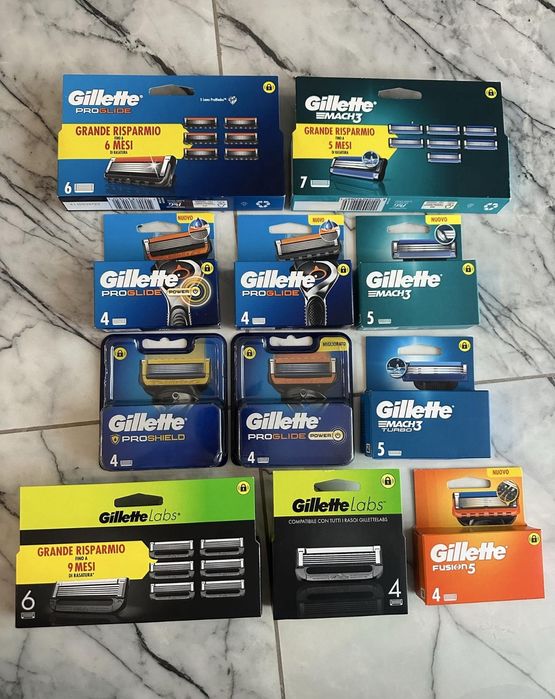 Oferta! Set rezerve lame Gillette/ Venus. Set 3, 4, 5, 6, 7 lame ras ...