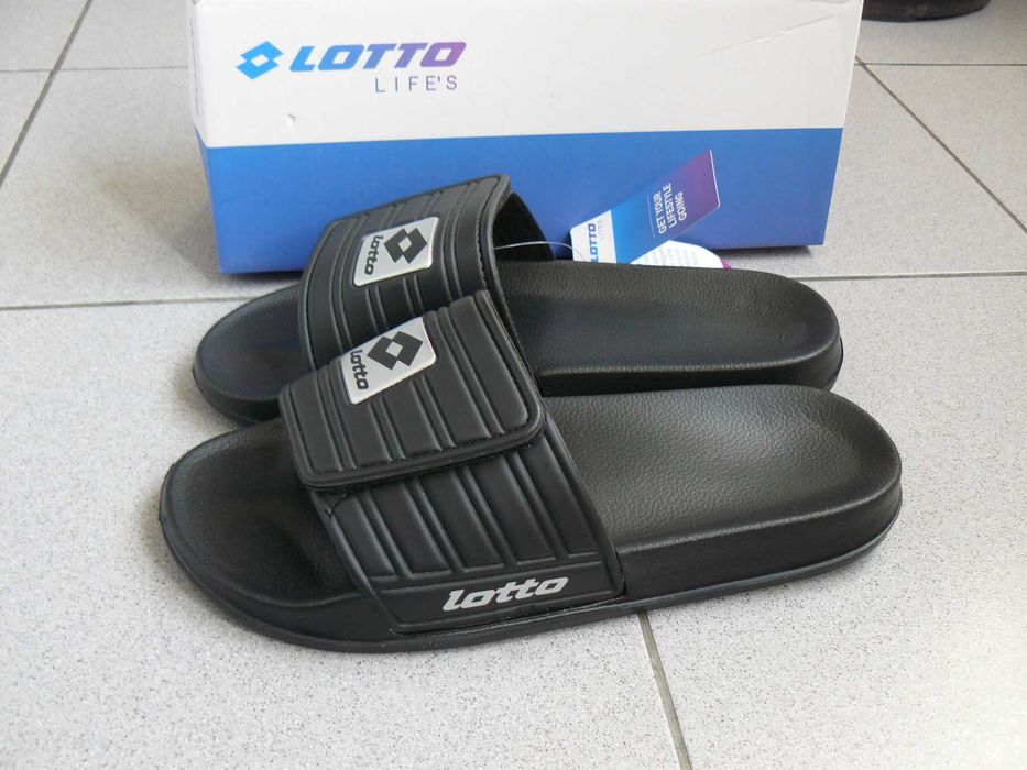 Papuci/Slapi Plaja LOTTO RICO STRAP Black Barbati,Originali,Marimea 40 ...