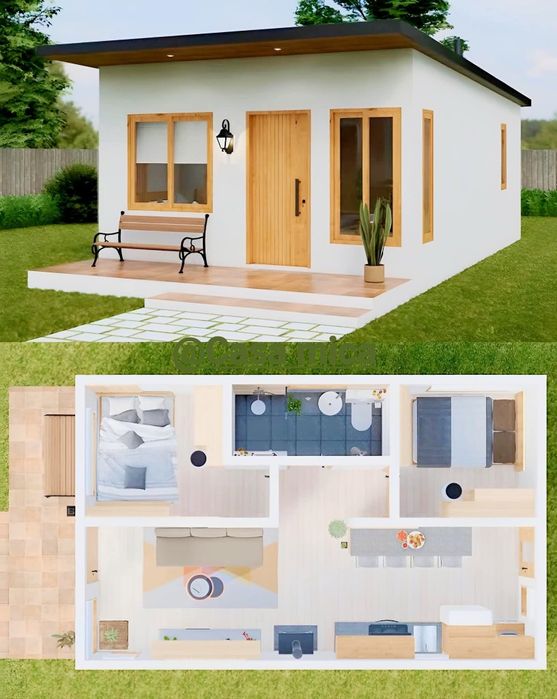 Case pe structura metalica, din panouri sandwich,case mobile modulare ...