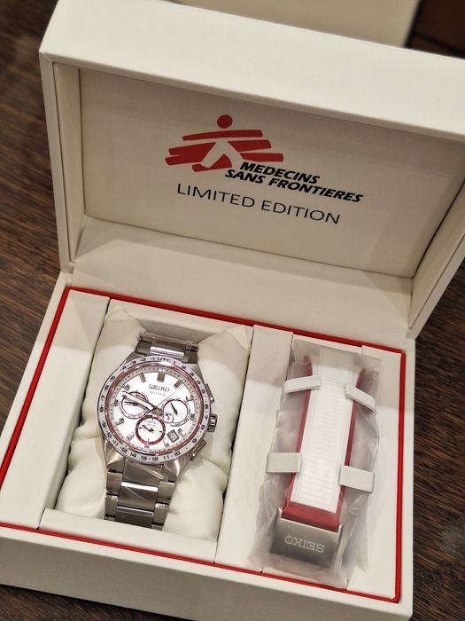 Ceas Seiko Astron GPS Solar Medecins Sans Frontiere Limited Edition ...