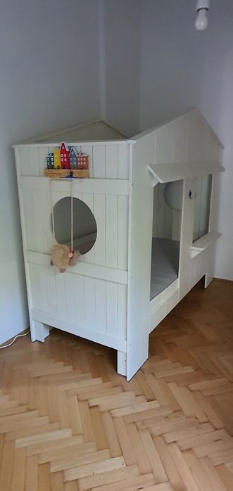 Pat copil lemn de pin Bucuresti Sectorul 2 • OLX.ro