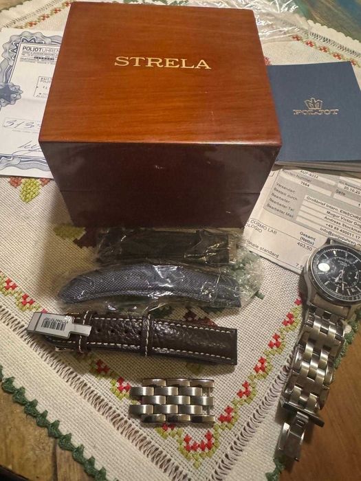 Ceas Strela Chronograph Cosmos CO38LAB 38mm Galati • OLX.ro