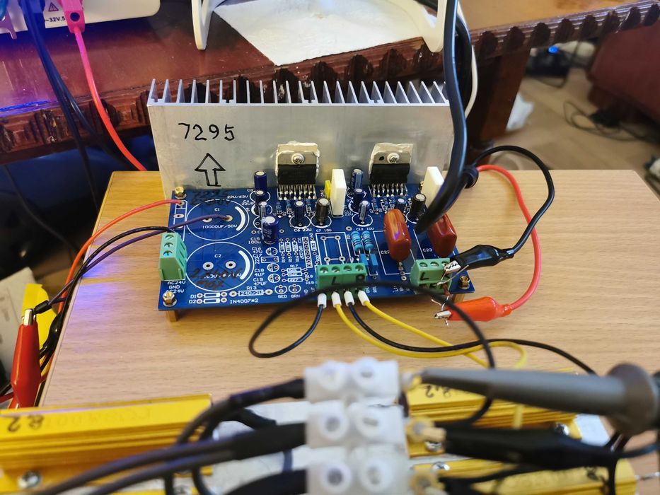 Amplificator stereo cu TDA7295 2x50W kit Galati • OLX.ro