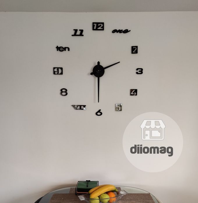 Ceas mare de perete 3D aplicabil și ajustabil Videle • OLX.ro