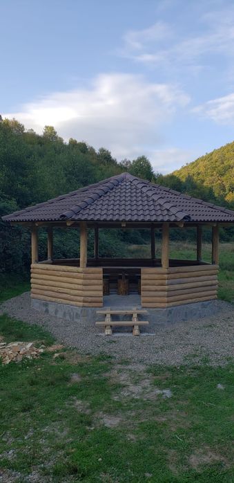 Casa din lemn masiv Grosi • OLX.ro