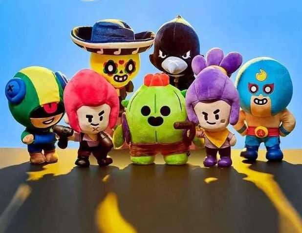 Плюшена играчка Brawl Stars , Brawl Stars Spike Cactus Shelly El Primo ...