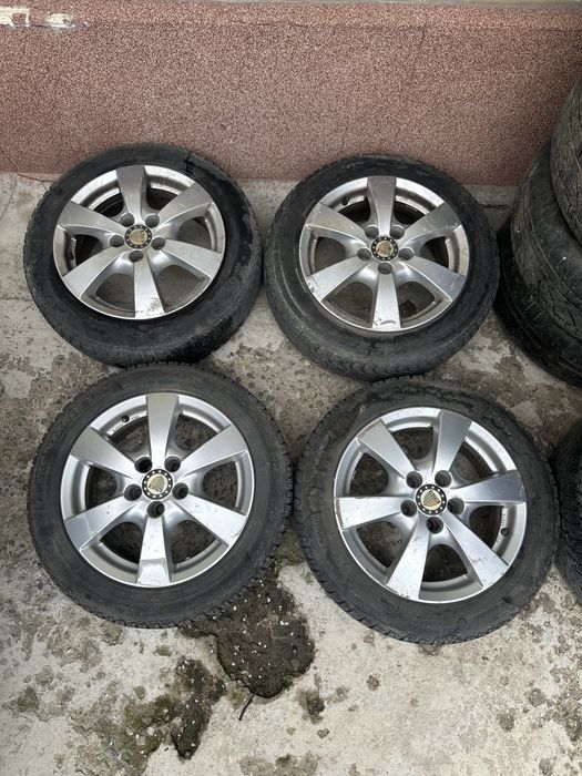 Jante aliaj / roti iarna 5x100 165/65 R15 VW Polo Puchenii Mari • OLX.ro