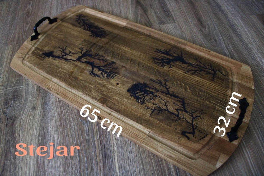 Platou lemn rustic Bacau • OLX.ro