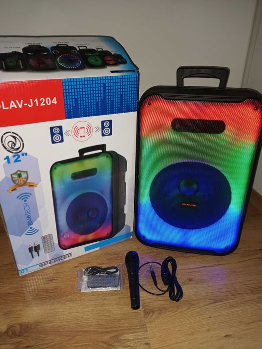 Boxa portabila Boxa bluetooth Boxa cu microfon Boxa karaoke Boxa 50 cm ...