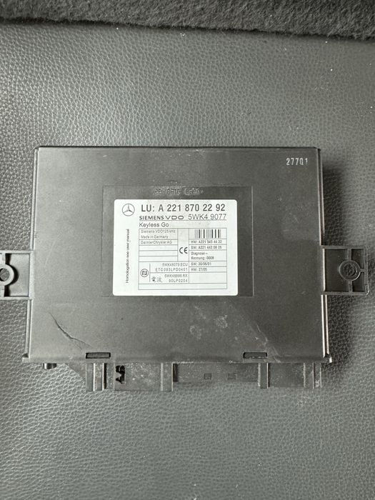Модул keyless go/безключово палене за Mercedes S320 W221 с. Владая • OLX.bg