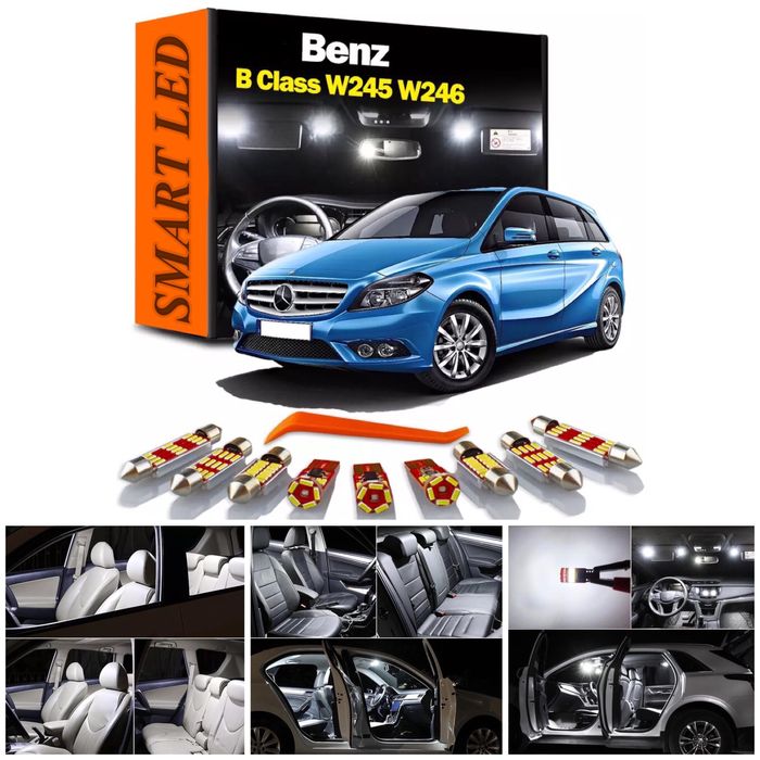 LED крушки СЕТ Mercedes W245 W246 B class мерцедес б интериор xenon гр. София Център • OLX.bg
