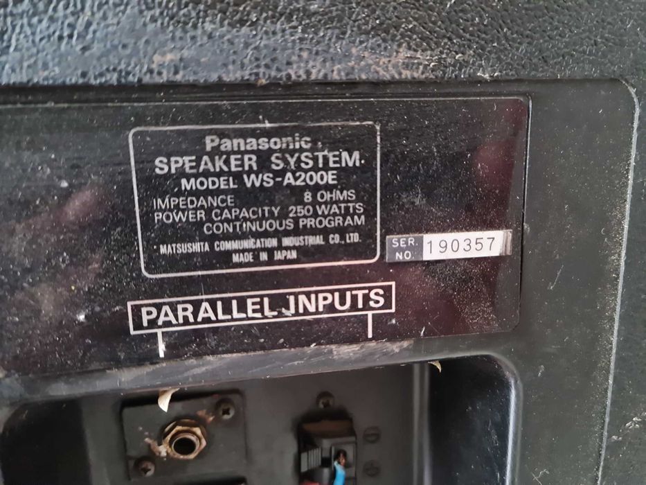 Boxe Panasonic Ramsa WS-A200 cu trepiede Ramnicu Sarat • OLX.ro