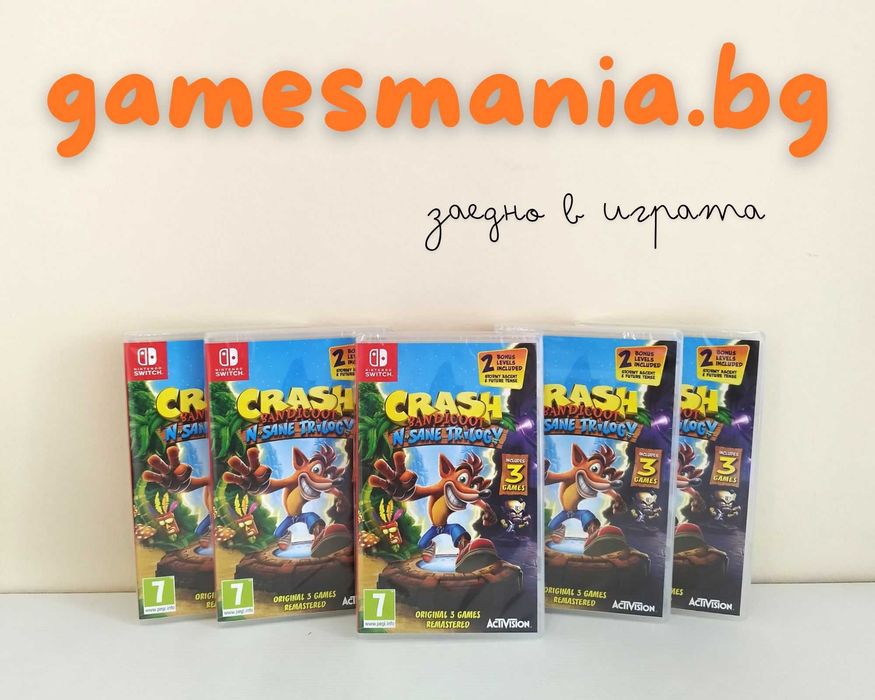 [Nintendo Switch] ! Crash Bandicoot N. Sane Trilogy + 2 Bonus Levels гр ...