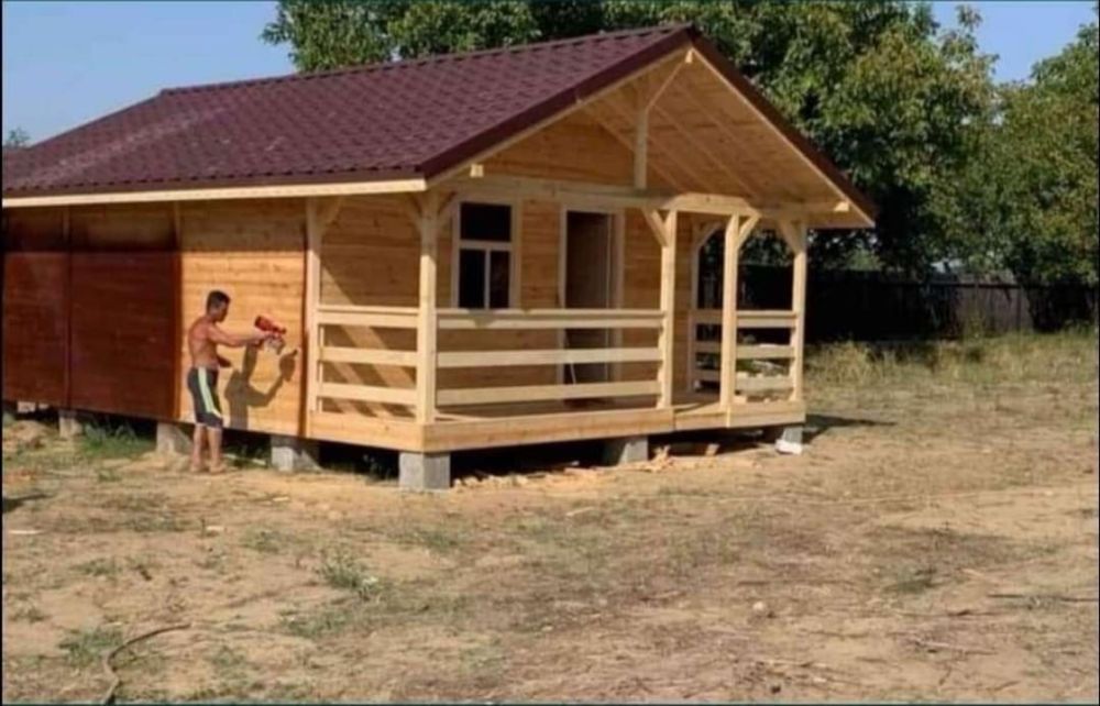 Construim case modulare si cabane din lemn Alba Iulia • OLX.ro