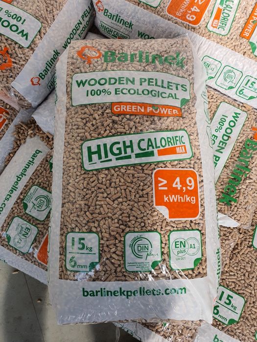 Peleti barlinek premium, brad 100%, 26 pe/sac Rosiori de Vede • OLX.ro