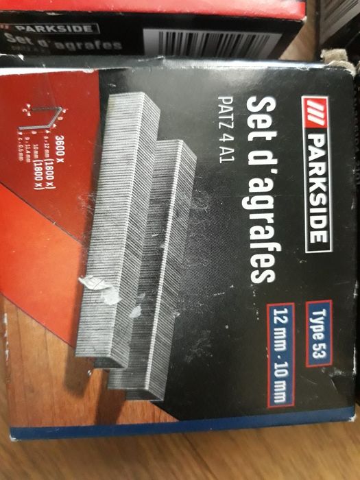 Capse,cuie,agrafe capsator parkside /tip 53/tip 55/tip 47 pneumatic ...