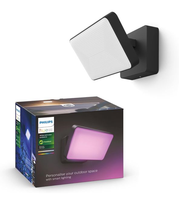 Philips - LED RGB Proiector exterior Hue DISCOVER 2xLED Schitu Golesti ...