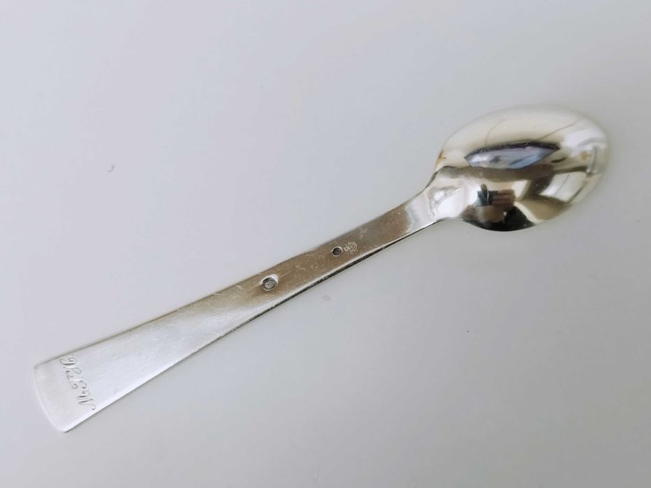 Lingurita Copii argint masiv 830, Danemarca Johannes Siggaard Targu Jiu • OLX.ro