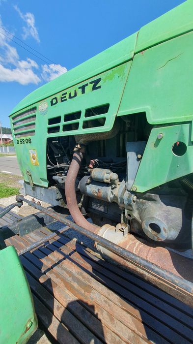 Vand tractor Deutz 5206 freza,plug si remorca basculabila Piatra Neamt ...