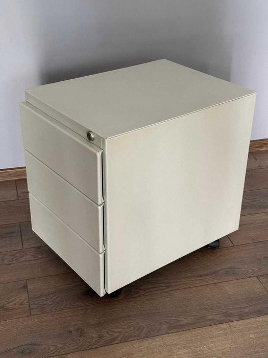 10buc x dulap mobil cu roti rollbox birou metalic Steelcase 3 sertare ...