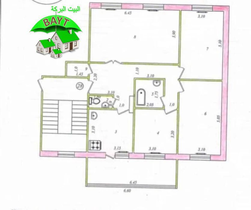 ^110м² Ц квартал БАНКОВСКАЯ 4/2/4 Кирпич Окшом Туйхона Продаётся: 145 ...