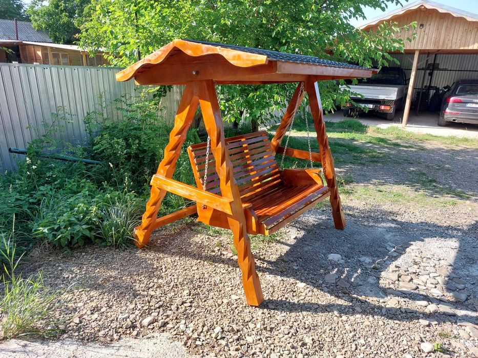 Balansoar rustic din lemn Targu Neamt • OLX.ro