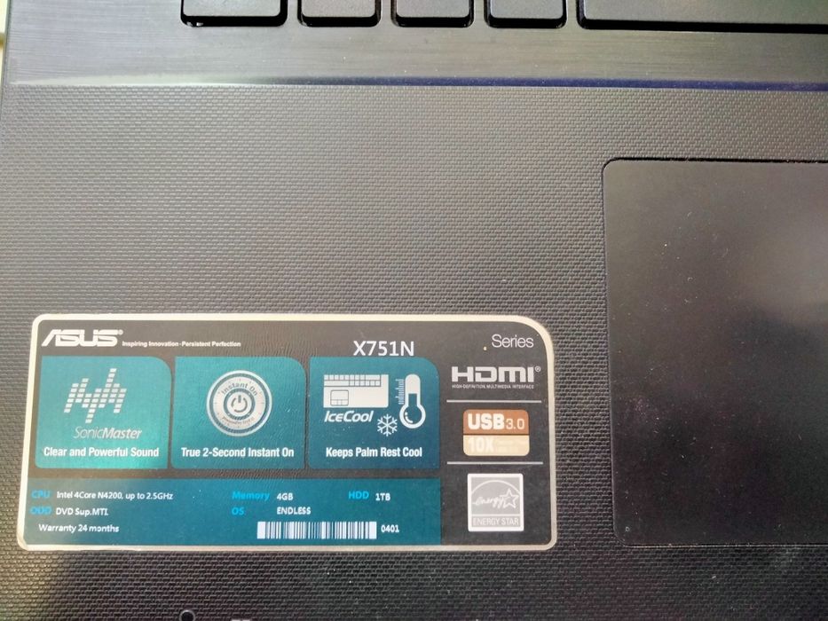 Лаптоп Asus X751N с. Стожер • OLX.bg