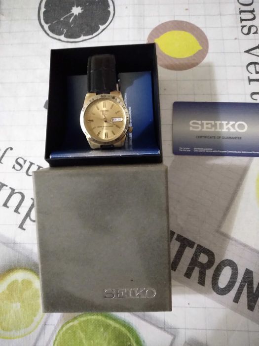 Ceas seiko 5 gold automatic original Baia Mare • OLX.ro