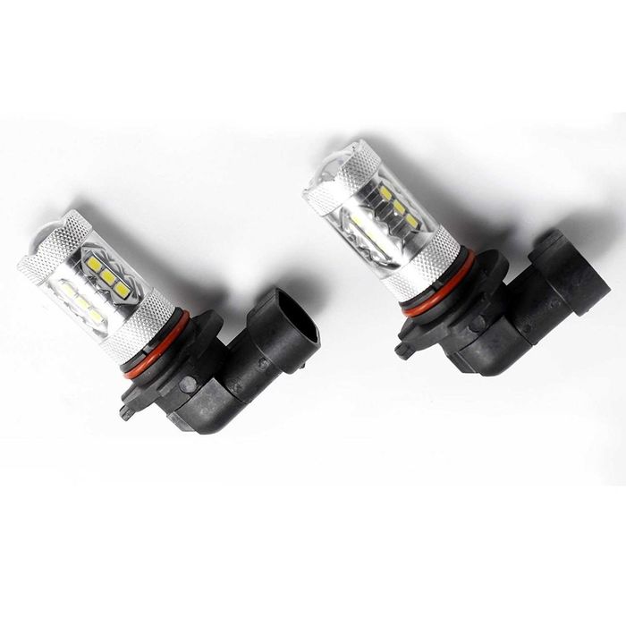 2 броя Hb4 ХБ4 9006 Лед Led Диодни Крушки С Лупа За Халогени гр. Стара ...