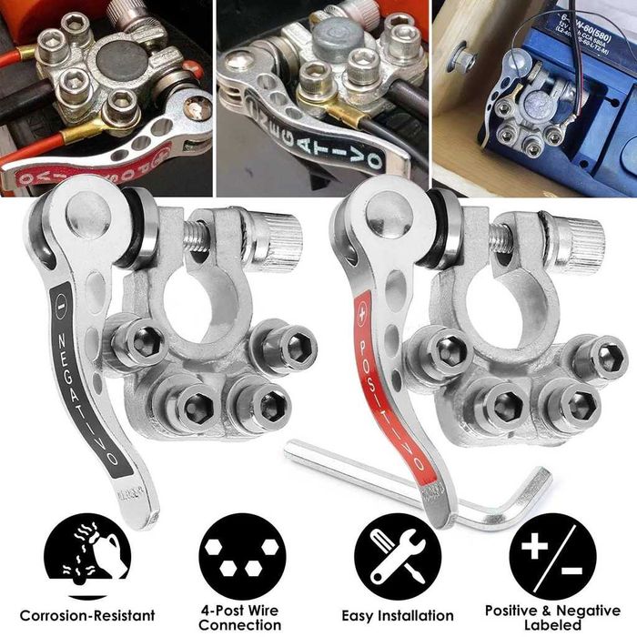 Set Borne Baterie Auto Profesionale de Putere. Noi! Cluj-Napoca • OLX.ro