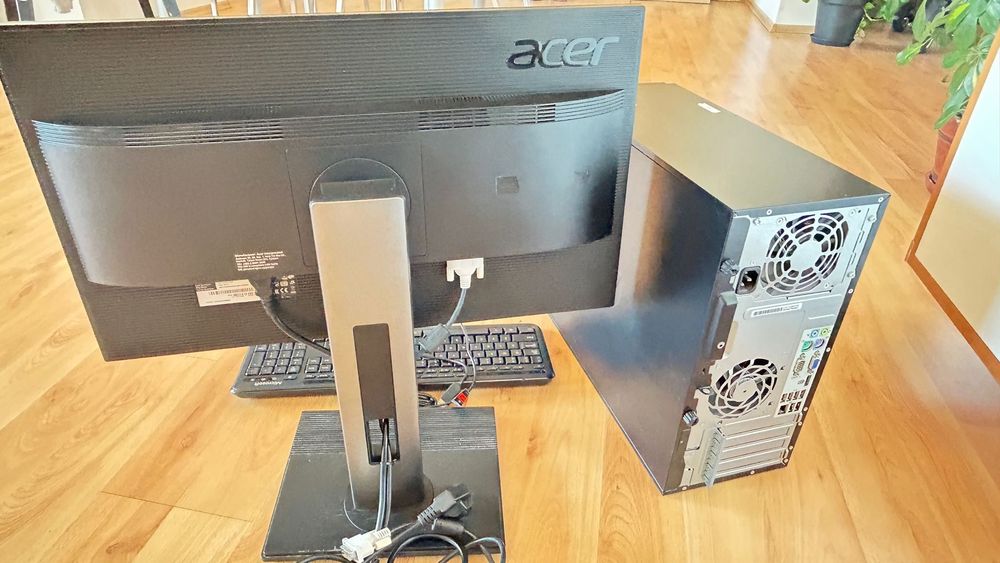 HP Compaq PC set-up with Acert 62cm monitor Cluj-Napoca • OLX.ro