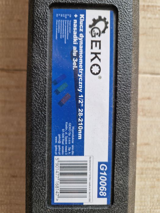 Динамометричен ключ с ударни вложки GEKO G10068, 1/2", 28-210 Nm гр. София Витоша • OLX.bg