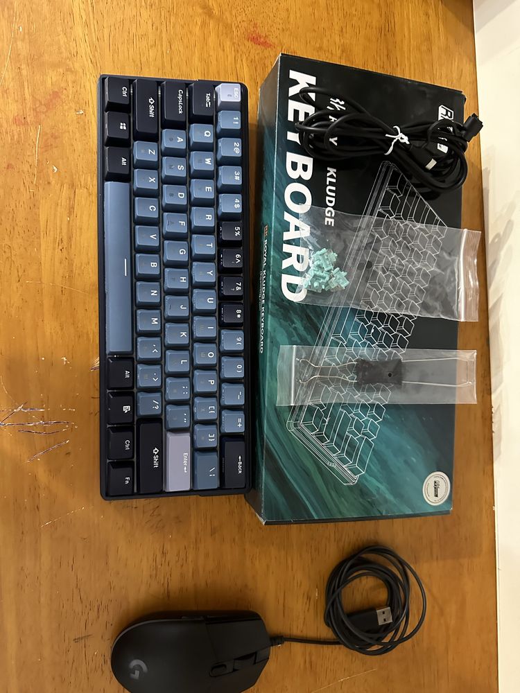 Клавиатура Royal kludge+Мышь Logitech G102: 30 000 тг. - Периферийные ...