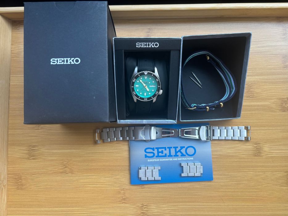 Seiko SRPK33K1 38mm Tiffany Blue гр. София 7-ми 11-ти километър • OLX.bg