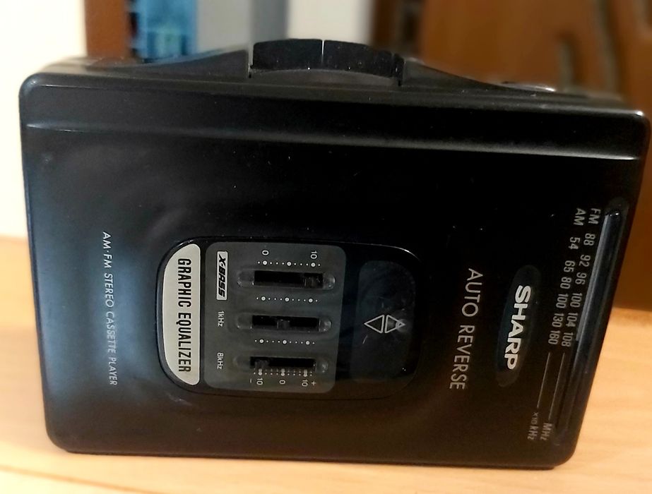 Casetofon portabil Walkman SHARP JC-516H(BK) - Auto Reverse & Graphic ...