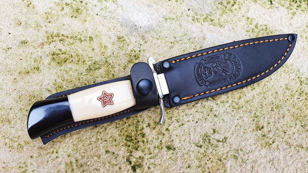 Cutit lupta rusesc Finka NKVD CCCP Stroporez Zlatoust URSS briceag ...