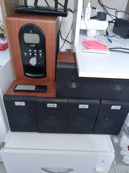 Sistem Boxe Genius SW-HF5.1 6000 Wood Bucuresti Sectorul 6 • OLX.ro
