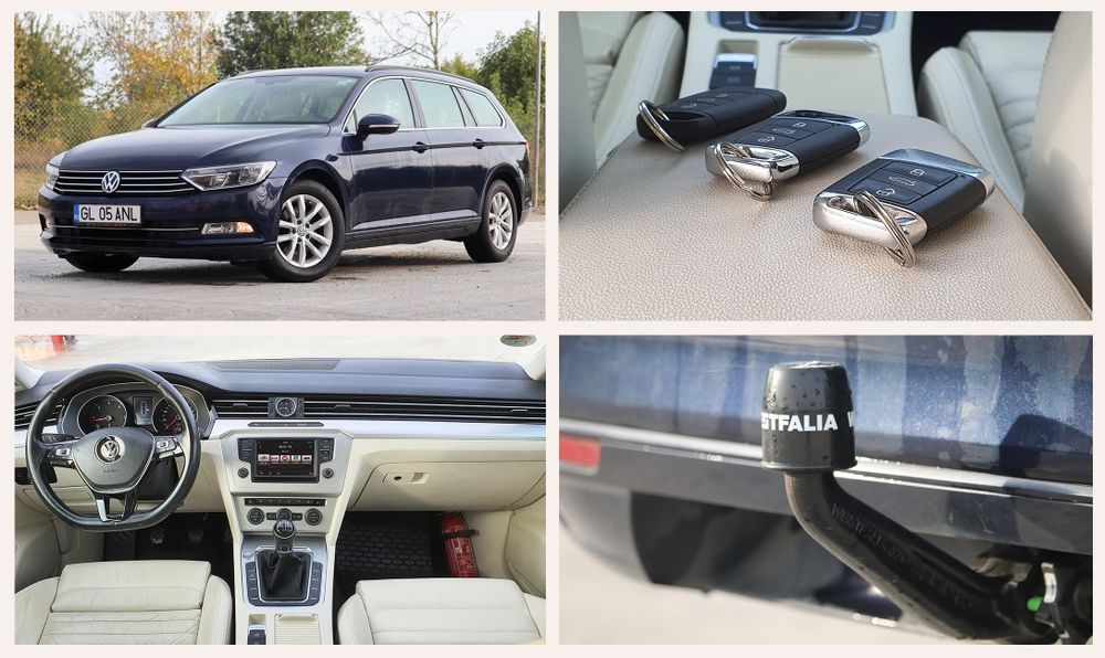 Passat B8 / Distronic / Piele Nappa / Scaune incalzite Galati • OLX.ro