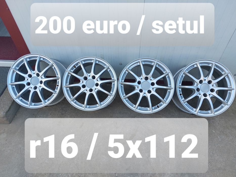 Jante aluminiu ORIGINALE r16 / Vw Audi Skoda Seat Mercedes / 5x112 ...