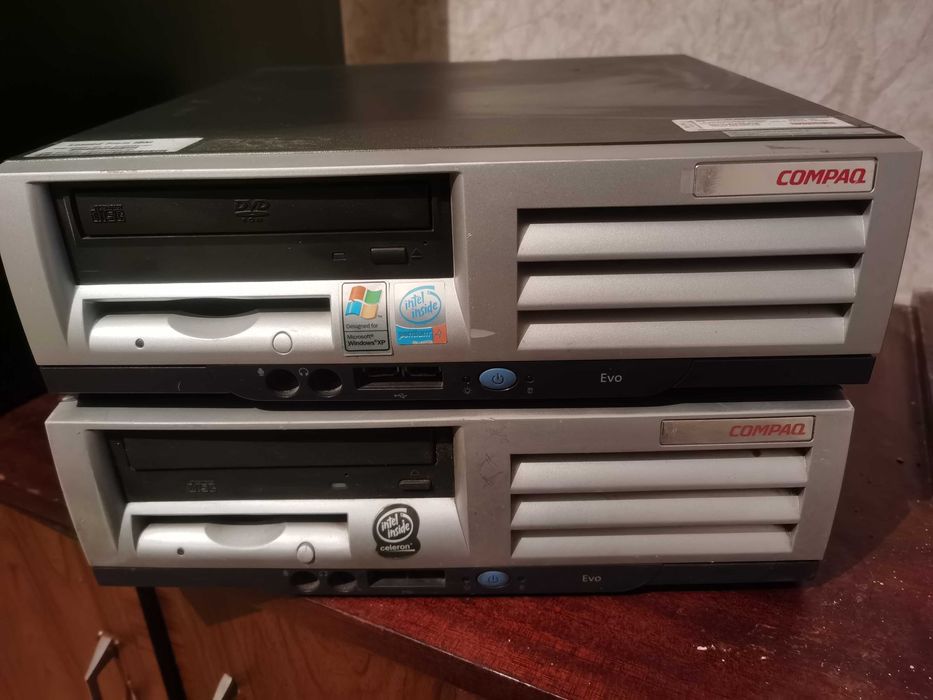 Два настолни mini компютъра COMPAQ к.к. Златни пясъци • OLX.bg