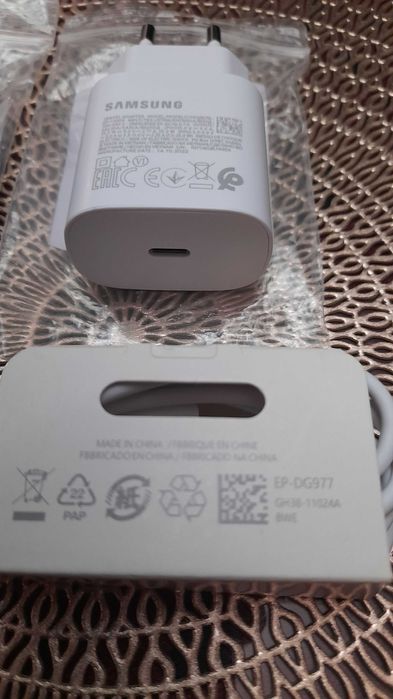 Set incarcator Samsung original superfast charge 25w usb type c ,Noi ...