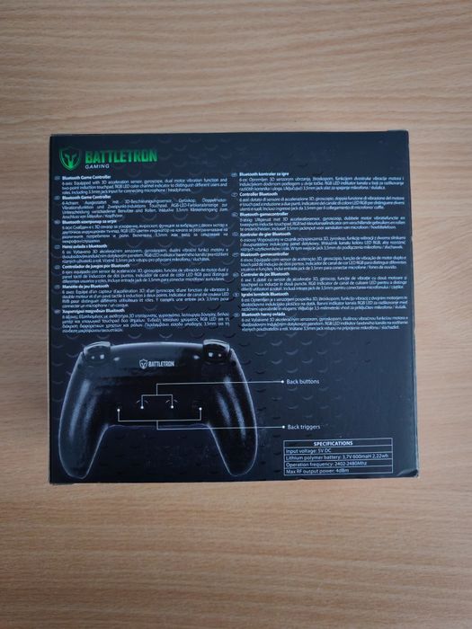 NOU Controller (Joystick) Battletron Bluetooth pt PS4, PC, Nintendo ...