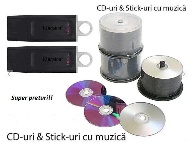 Muzică la comandă pe cd,stick sau card Tecuci • OLX.ro