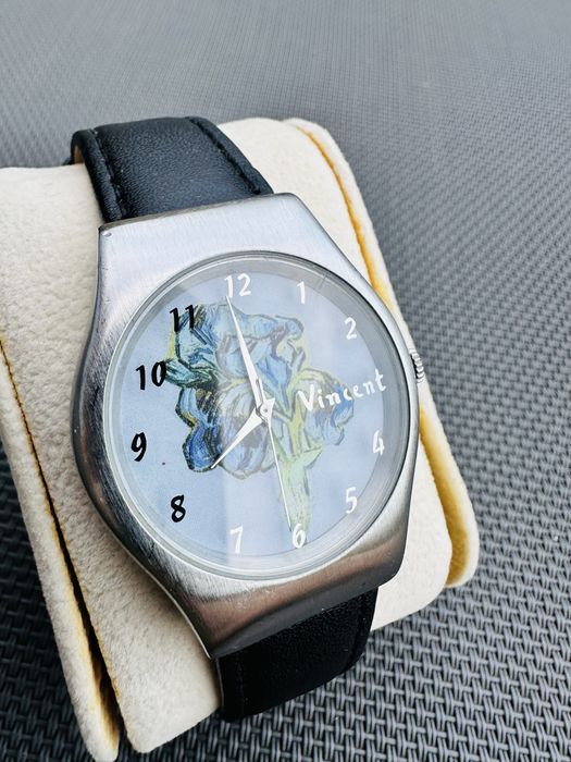 Ceas dama foarte rar LAKS Watch Vincent van Gogh - Lilien aprox 1997 ...