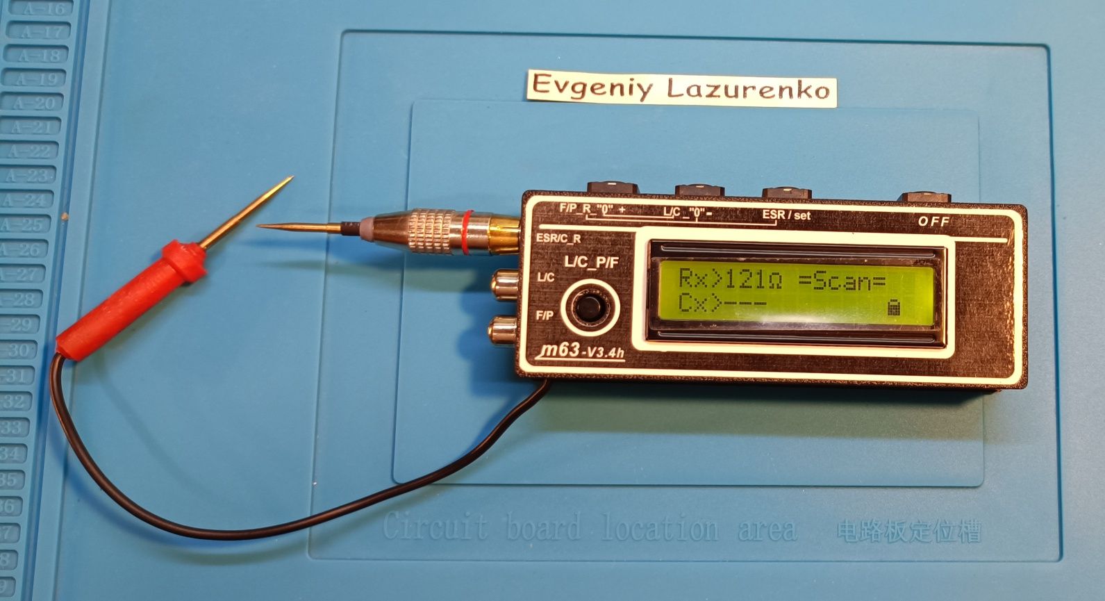 Miron63 ESR LCF, внутрисхемный измеритель, Тестер, LCR, ESR мультиметр ...