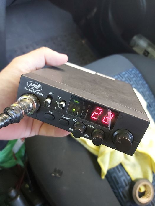 Kit statie cb PNI 8000l Antena PNI 1M calibrată 15km,talpă magnetică ...