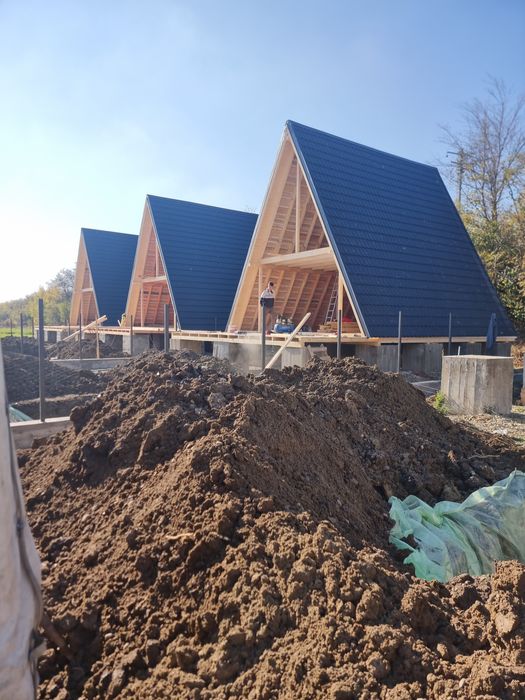 Case si cabane din lemn, terase, foisoare, case osb Ilfov Baneasa • OLX.ro