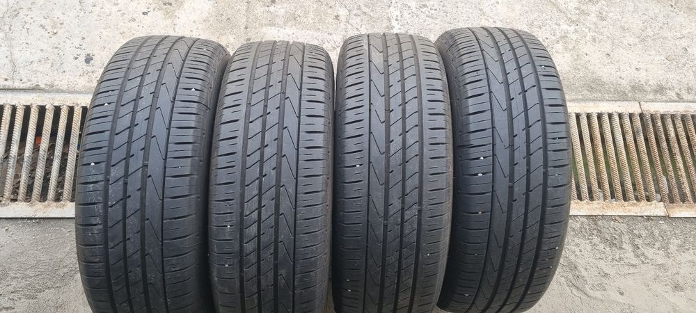 Jante Mazda R18 5x114,3 cu anvelope vară Hankook 235/60R18 Ramnicu Valcea • OLX.ro